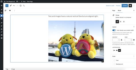 semantic layouts constrained right gutenberg times
