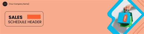 Free Sales Schedule Header Template To Edit Online