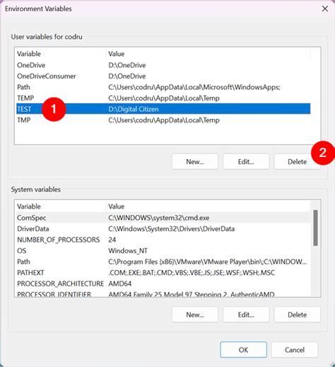 How To Edit Clear And Delete Environment Variables In Windows