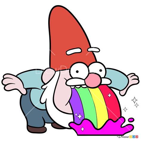 How To Draw Gnome Gravity Falls