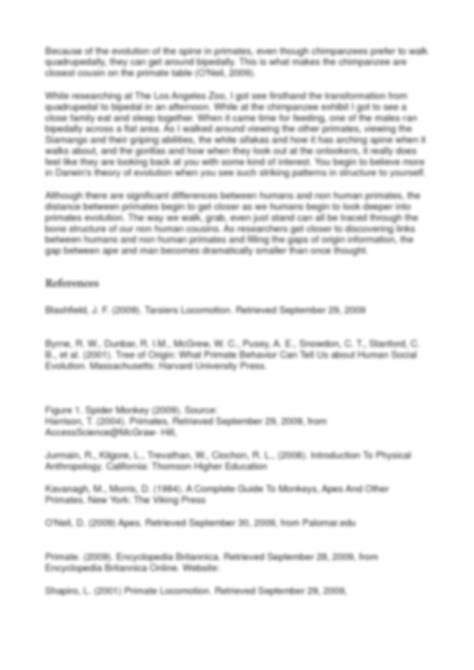 Solution Primate Locomotion And Body Configuration Studypool