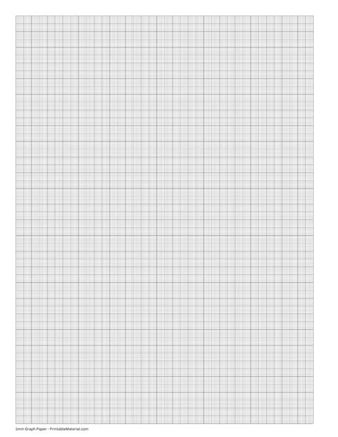 Graph Paper Free Printable Pdf With Various Sizes