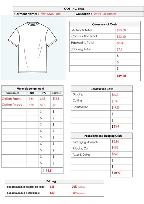Design Tech Pack Template