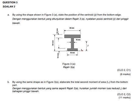 Solved QUESTION SOALAN A By Using The Shape Shown In Chegg