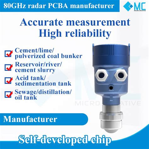 Atex Approved 80ghz Radar Level Meter Transmitter Gauge 30m Gauge And Instrument