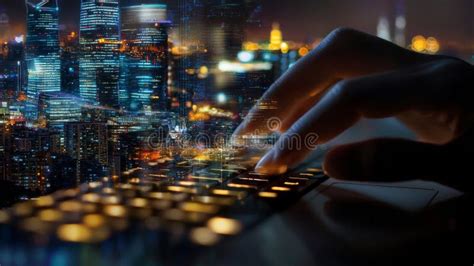 Incorporating Iot For Smart Cities And Hands On Coding At Night Stock