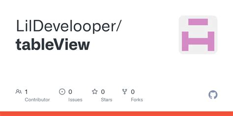 Github Lildeveloopertableview