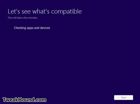 Install Windows Upgrade TweakHound