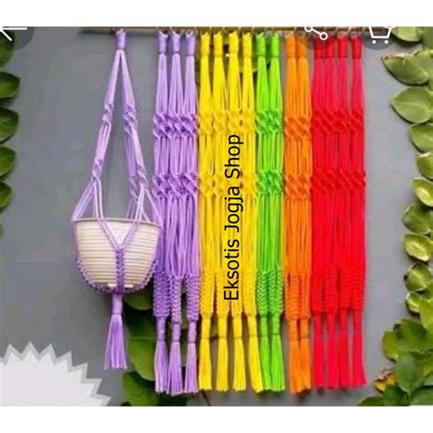 Jual TALI GANTUNGAN POT BUNGA CANTIK GANTUNGAN POT TALI POT GANTUNG Shopee Indonesia