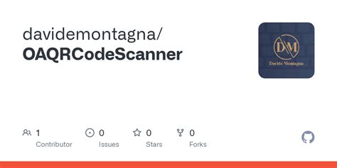 Github Davidemontagnaoaqrcodescanner