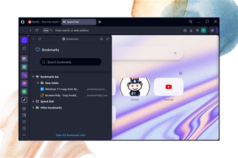 How To Easily Manage Bookmarks On Opera Browser