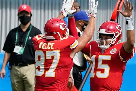 The Day Patrick Mahomes Father Helped Travis Kelce Score Two