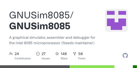 Github Gnusim8085gnusim8085 A Graphical Simulator Assembler And
