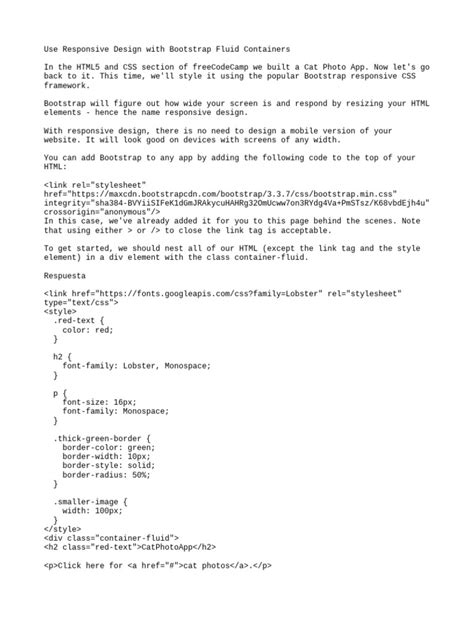 Frontend Library Part I Bootstrap Pdf Bootstrap Front End Framework Responsive Web Design