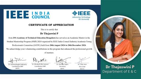 Congratulations Jss Academy Of Technical Education Karnataka