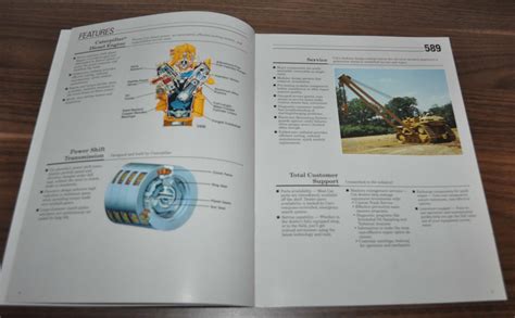 Caterpillar 589 Pipelayer Tractor Specification Technical Cat Brochure