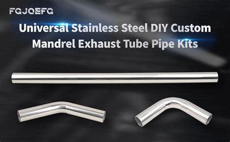 Fgjqefg 35 Inch Diy Custom Mandrel Exhaust Pipe Tube Pipe