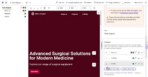 Manage Navigation Tree In Spaces Kontent Ai Learn