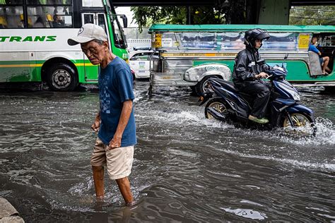 Severe Tropical Storm Crising Causes Flooding In Manila