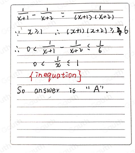 Solved Which Statement Must Be True If X Is A Whole Number Greater