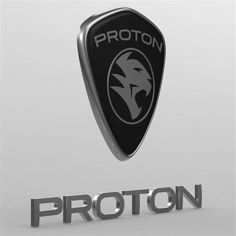 Proton Logo 3d Model By 3dlogoman