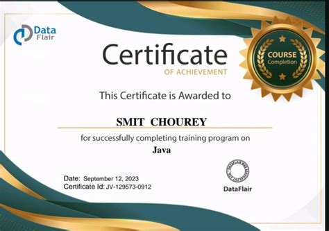 Smit Chourey On Linkedin Java Certification Dataflair