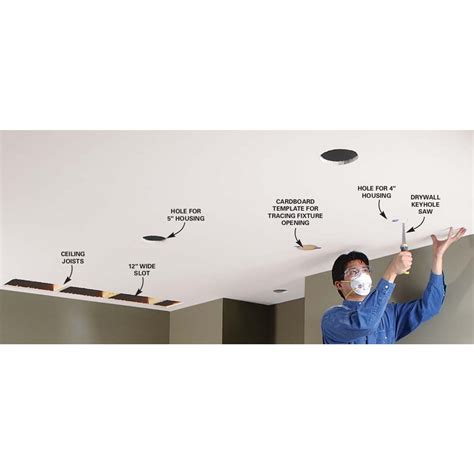 Installing Recessed Lighting In Finished Ceiling With Insulation