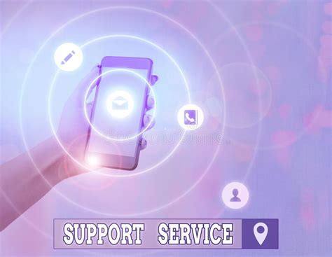 Word Writing Text Support Service Business Concept For Activity For Execution Of A Product Or