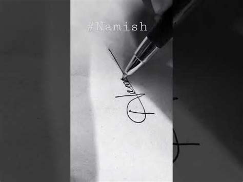 Namish Name Signature Style Comment Your Name YouTube