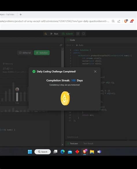 Pankaj Kumar Rai On Linkedin 100daysofcode Leetcode Problemsolving