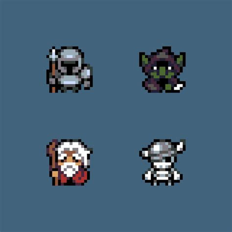Create 16x16 Pixel Art Assets Portraits Sprites Icons Tiles 43 OFF
