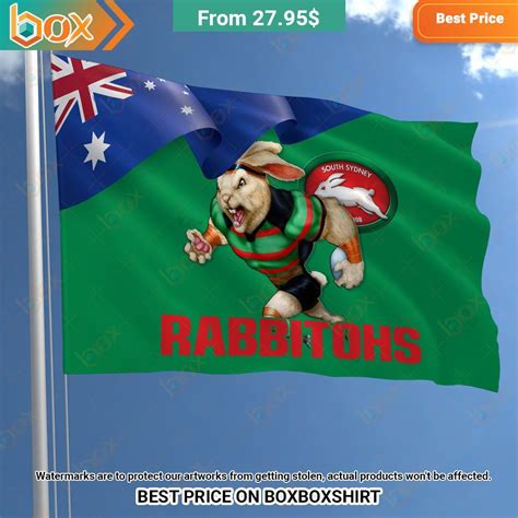South Sydney Rabbitohs Mascot Flag Express Your Unique Style With