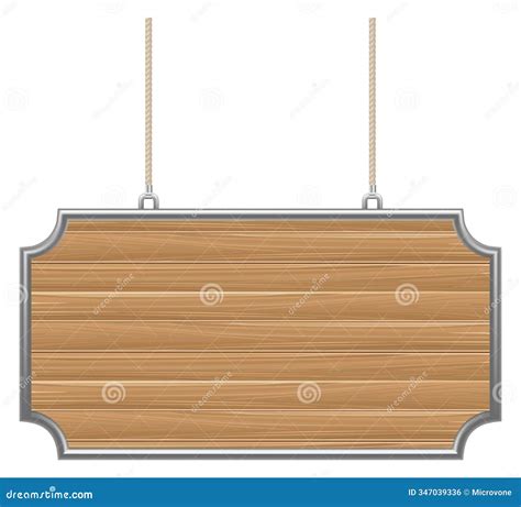 Realistic Wooden Sign Post Set Realistic Blank Road Signboard Plywood