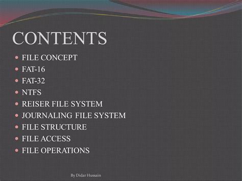 File System Ppt
