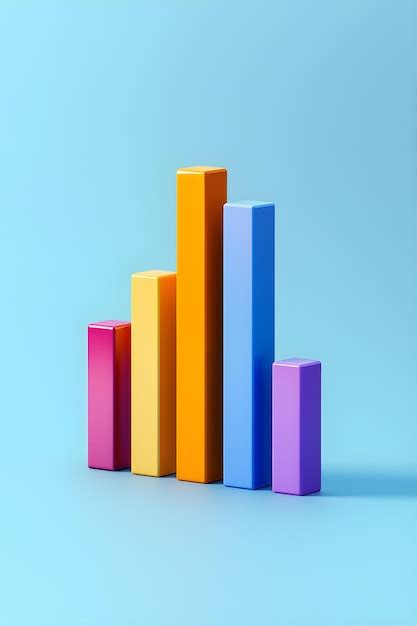 premium photo colorful bar graph displaying comparative data metrics