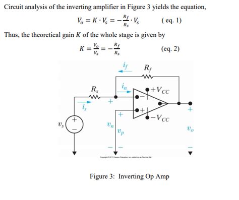 Solved Circuit Analysis Of The Inverting Amplifier In Figure Chegg Com