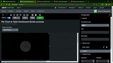 Splunk Dashboard Studio Pie Chart And Table Visualization Color