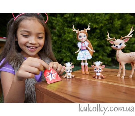 Рейни Олень и семья северных оленей Энчантималс купить Rainey Reindeer ...
