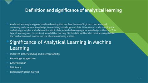 analytical learning in machine learnings pptx artificial