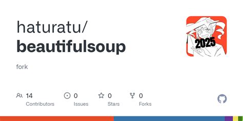 Github Haturatubeautifulsoup Fork