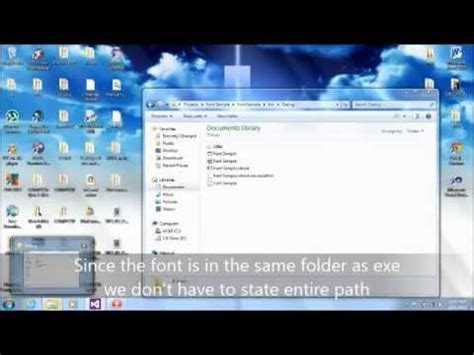 VB Net Custom Font Tutorial YouTube