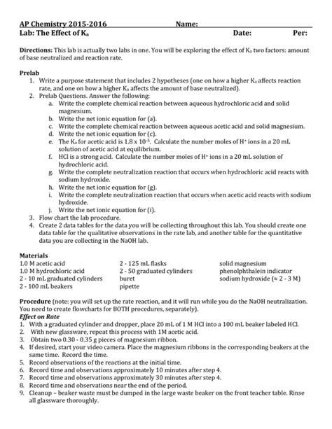 prelab