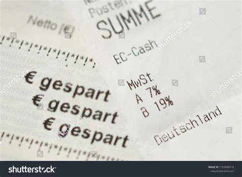 Vat Receipt Images Stock Photos Vectors Shutterstock