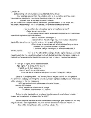 Cell Biology Test The First Chapters That We Covered Heat Cause Protein To Start Studocu