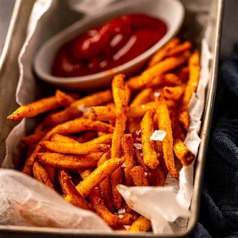 Air Fryer Frozen Shoestring Fries Seasoned French Fries Real Food