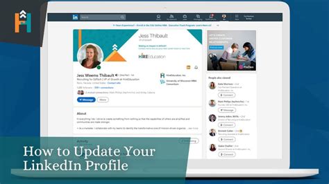How To Update Your Linkedin Profile Hireeducation