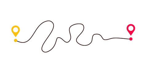 복잡한 방법과 A 지점에서 B까지의 간단한 경로 계획과 실제 삶의 혼란이 단순화됩니다 곡선 파선 벡터 일러스트 레이 션 개념에 대한 스톡 벡터 아트 및 기타 이미지 Istock