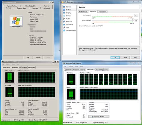 Virtual Machine Guest Os Not Using Allocated Cpu In Virtualbox