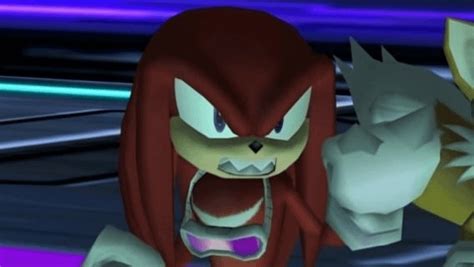Fun Fact Knuckles Has Sharp Teeth According To Sonic Riders R