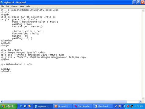 Membuat CSS Bagian Kedua Enjank Rpl S Blog